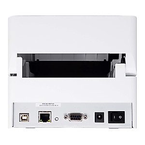 Citizen Label Printer - 300 DPI LAN (Ethernet) Commercial Grade Thermal Label Printer Compatible with Amazon, Ebay, Etsy, Shopify for Shipping, Barcodes, and Labeling (BRR-CL-E303XUWNNA, White)