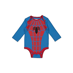 Marvel Baby Boys 5 Pack Bodysuits Hulk Spiderman Iron Man Captain America 3-6 Months