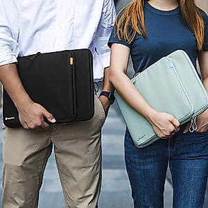 tomtoc 360 Protective Laptop Sleeve Designed for 16-inch New MacBook Pro M4/M3/M2/M1 Pro/Max 2024-2019, Water-Resistant Well-Organized Accessory Sleeve Case with Handle