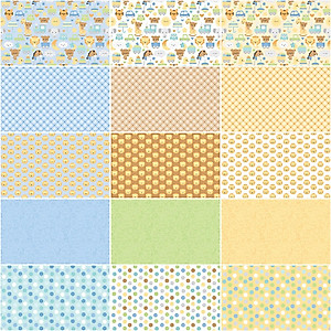 Special Delivery Riley Blake 5-inch Stacker, 42 Precut Fabric Quilt Squares by Doodlebug Design Inc.