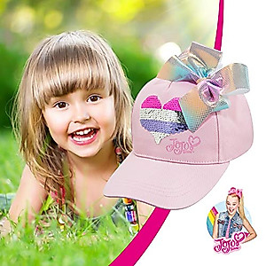 Nickelodeon Girls JoJo Siwa Pink Baseball Cap Hat - Age 4-7