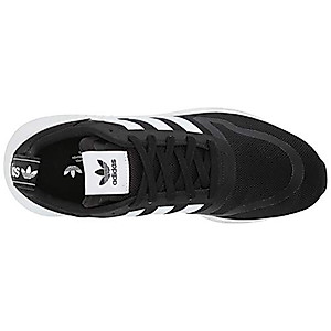 adidas Originals mens Smooth Runner Sneaker, Core Black/White/Core Black, 12 US