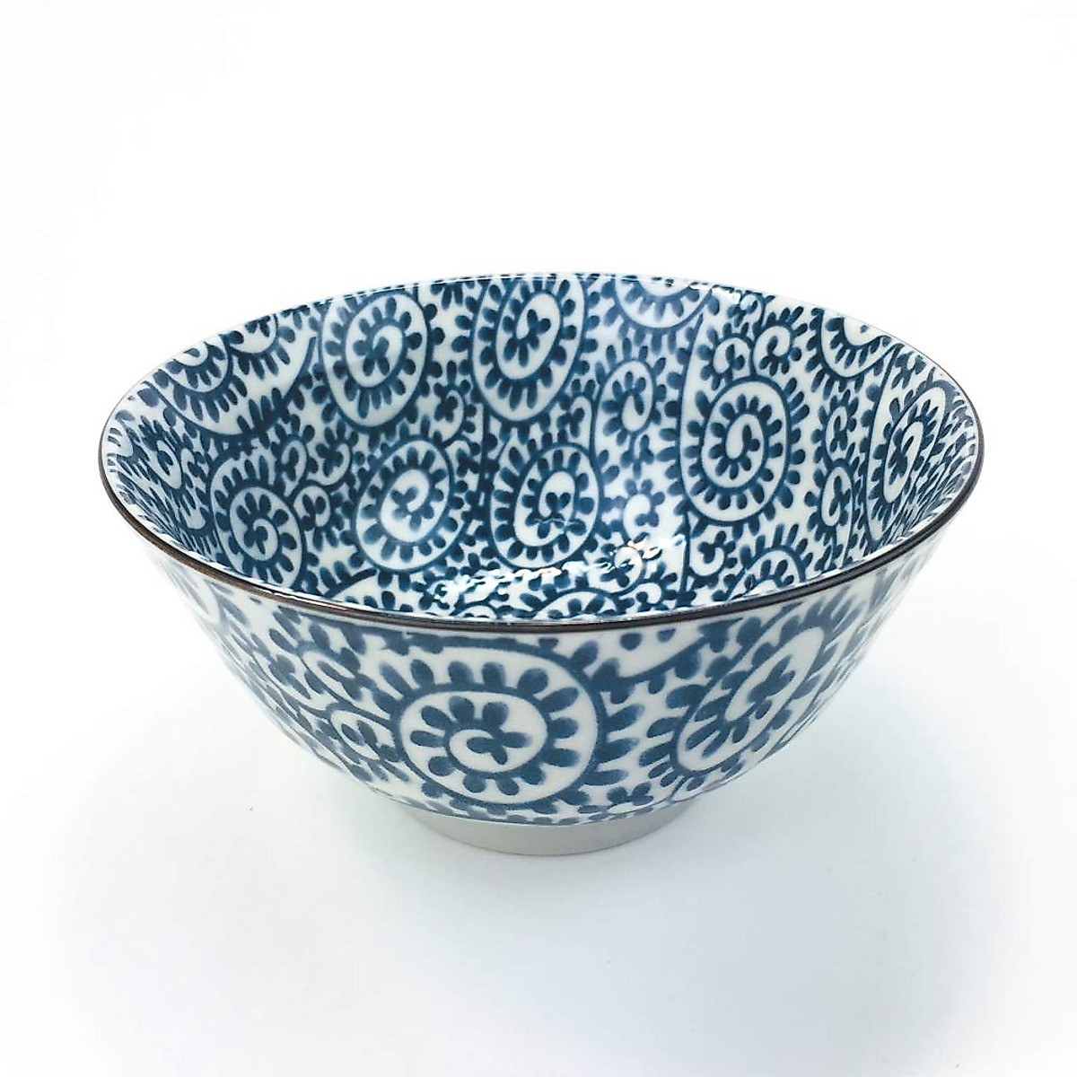 Japanese Mino Ware Chawan 5.0 inches Rice Bowls 5 patterns with Gift Box set, ceramic mino yaki