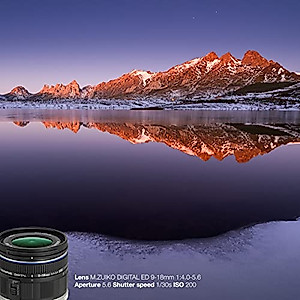 OLYMPUS OM SYSTEM M ED 9-18mm f/4.0-5.6 micro Four Thirds Lens for Olympus and Panasonic Micro Four Third Interchangeable Lens Digital Camera - International Version (No Warranty)