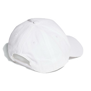 adidas X Marimekko Curved Visor Adjustable White Baseball Hat, One Size Fits Most