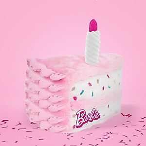 Barbie Birthday Party Gift Set - Tin Box, Tin Pencil Case, Stickers, Birthday Necklace, Plush, and Birthday Hat