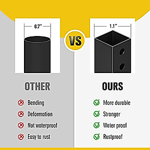 Hokut Firewood Rack Outdoor with Waterproof Cover - Upgraded Heavy Duty 8ft Log Rack Indoor Holder - Adjustable Fire Wood Racks - Black Storage Organizer Stand Tool for Fireplace