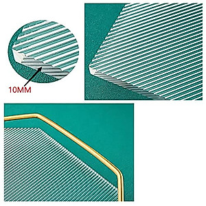 HSXJJ Acrylic Corner Shelf,Acrylic Shelves for Bathroom Shower Corner Shelf with Rail Drill Adhesive Dual Purpose Wall Mount Bathroom Rack…