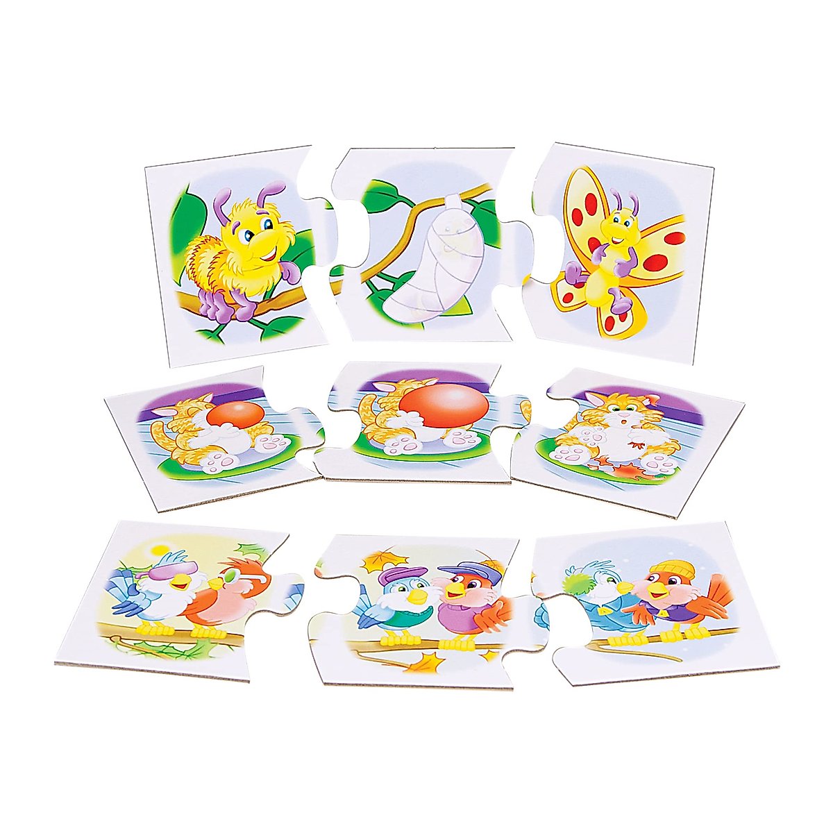 Carson Dellosa What Happens Next? Pre-Reading Puzzle Game Set, Colorful 3-Scene Picture Sequencing Phonics Game With 14 3-Scene Puzzles, Ages 4+ (42 pc)