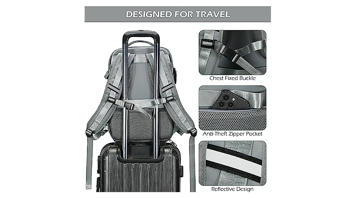 Hynes Eagle Carry-On Backpack - Travel & Laptop Approved
