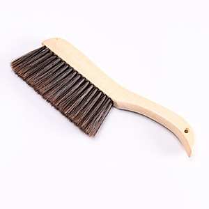 Personalized Handcrafted Brush Broom Natural Wood Handle Soft Bristles Engraved Cleaning Home Office Car Desktop Couch Eco-Friendly Natural Wood Portable Housewarming Gift Barn Decor