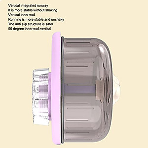 Hamster Wheels, Detachable Dustproof Silent Hamster Exercise Wheel Back Knob Design for Dwarf Hamsters