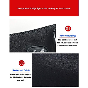 LSRRYD Heated Waist Belt Lower Back Support Belt Lumbar Support Belt for Pain Relief and Injury Prevention Double Adjustment(Without Power Bank)