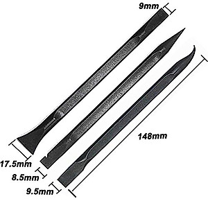 Ewparts Professional Electronics Plastic Pry Tool Kits 9 Pieces Opening Pry Tool Repair Kit with Metal Spudger Tool Kit DIY Electronics Kit Mobile Tweezers for Laptop Computer Screen Opening Repair