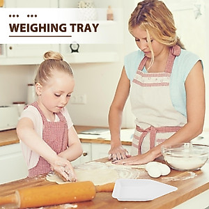 Weighing Pans for Kitchen Food Cooking, Portioning, Lab Test Weight Digital Scale Weighing Tray 10 Pcs