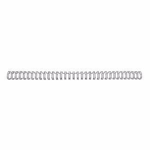 GBC WireBind Binding Wires, 12.5 mm, 115 Sheet Capacity, A4, Silver, Pack of 100, RG810897