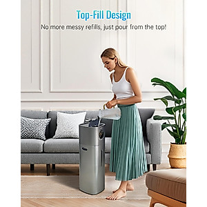 AILINKE Humidifier Large Room, 4.2Gal/16L Humidifiers for Home 2000 sq ft, Humidifiers for Bedroom with Essential Oil Diffuser&Extended Tube, Top Fill Cool Mist Humidifiers for Baby Kids Adults Plants