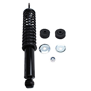 Detroit Axle - 4WD Front Struts for 97-02 Ford Expedition 98-02 Lincoln Navigator Complete 2 Struts with Coil Spring 1998 1999 2000 2001 2002 Replacement Ready Struts Shocks Assembly Conversion Kit