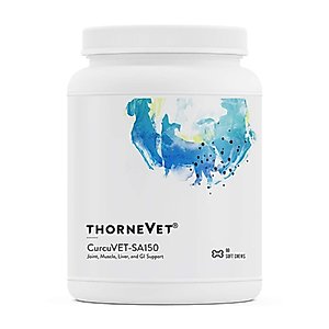 ThorneVET CurcuVET-SA150 – Joint, Muscle, Liver & GI Support for Medium & Large Dogs, 90 Soft Chews