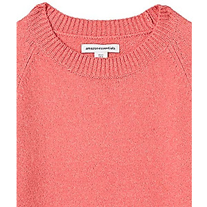 Amazon Essentials Women's Classic-Fit Soft Touch Long-Sleeve Crewneck Sweater, Coral Pink, Medium