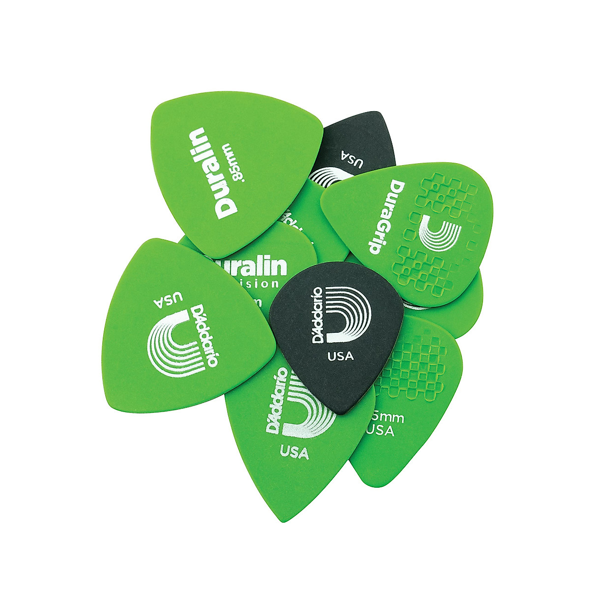 D'Addario Duralin Assorted Shapes Pack, Medium