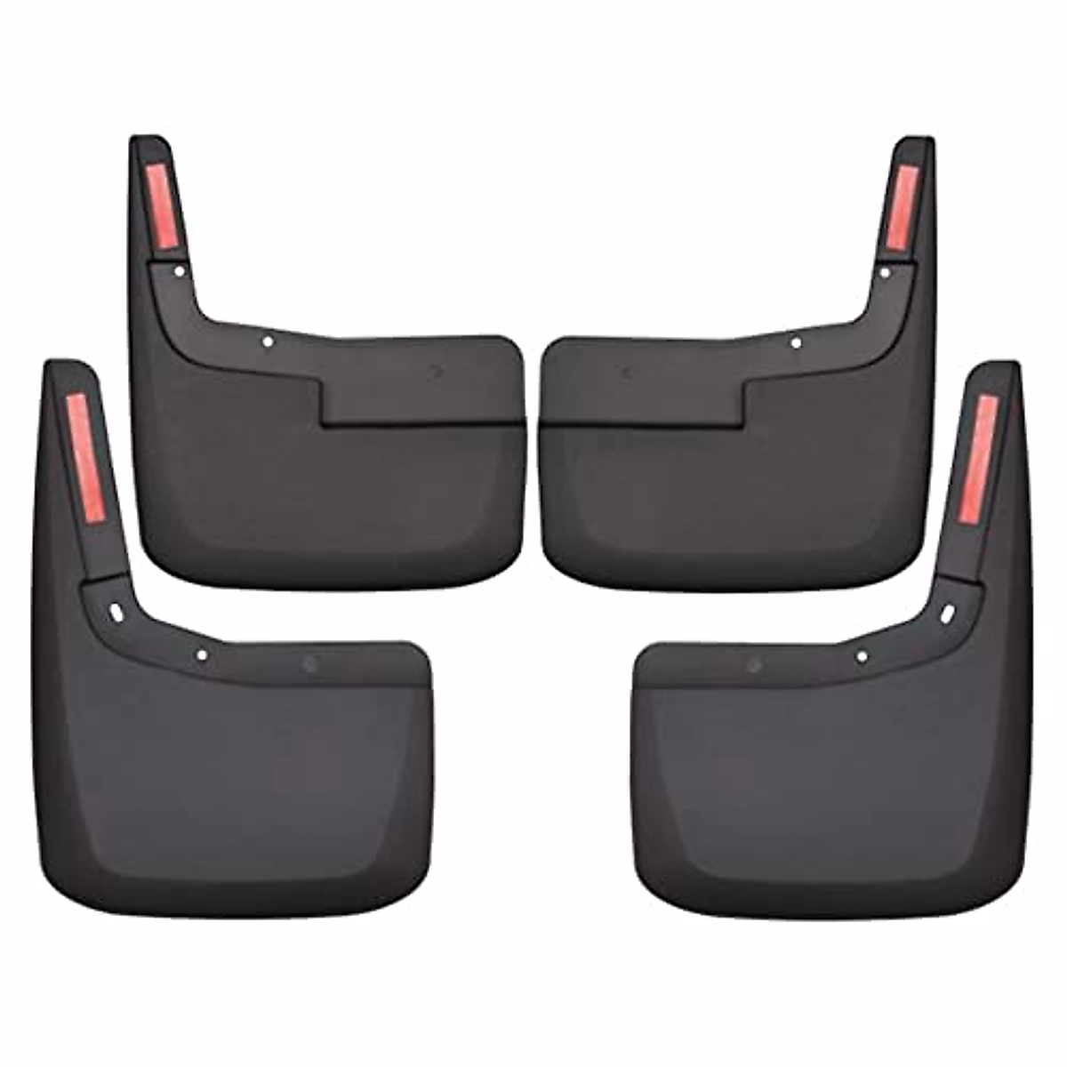 Husky Liners — Front & Rear Mud Guards | Fits 2021-2024 Ford F-150 (Excludes Raptor Models), Front and Rear - Black, 4 Pc. | 58526 - Black, 4 Pc | 58526
