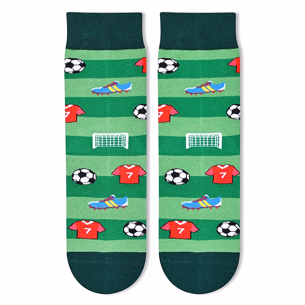 HAPPYPOP Soccer Gifts For Boys Girls Kids, Gifts For Soccer Lover Players, Kids Boys Girls Soccer Socks Grip Socks Soccer, Soccer Stocking Stuffers