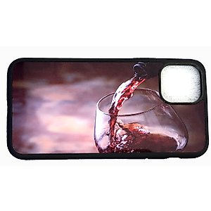Glow Co., Ltd. 452-1-02 iPhone 11 Original Case, Wine, Tempered Glass & Stylus Pen Included