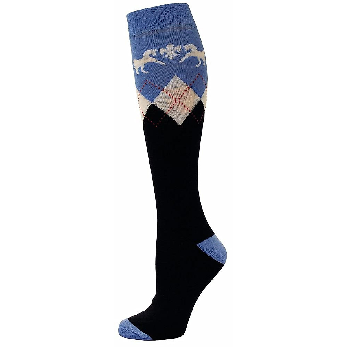 Equine Couture Hadley Knee Hi Socks | Color - Navy/Blue