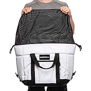 NorChill Soft Coolers 48 Can Insulated Marine Boatbag Soft Sided Cooler, White