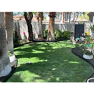 Benmachu 4 Pack 90°Connector Clips, 10" Corner Clips Height Cor-Ten Metal Stakes for 6 & 8 inch Tall Steel Landscape Edging,Black