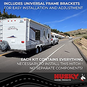 Husky 32217 Center Line TS with Spring Bars - 600 lb. to 800 lb. Tongue Weight Capacity (2-5/16" Ball)