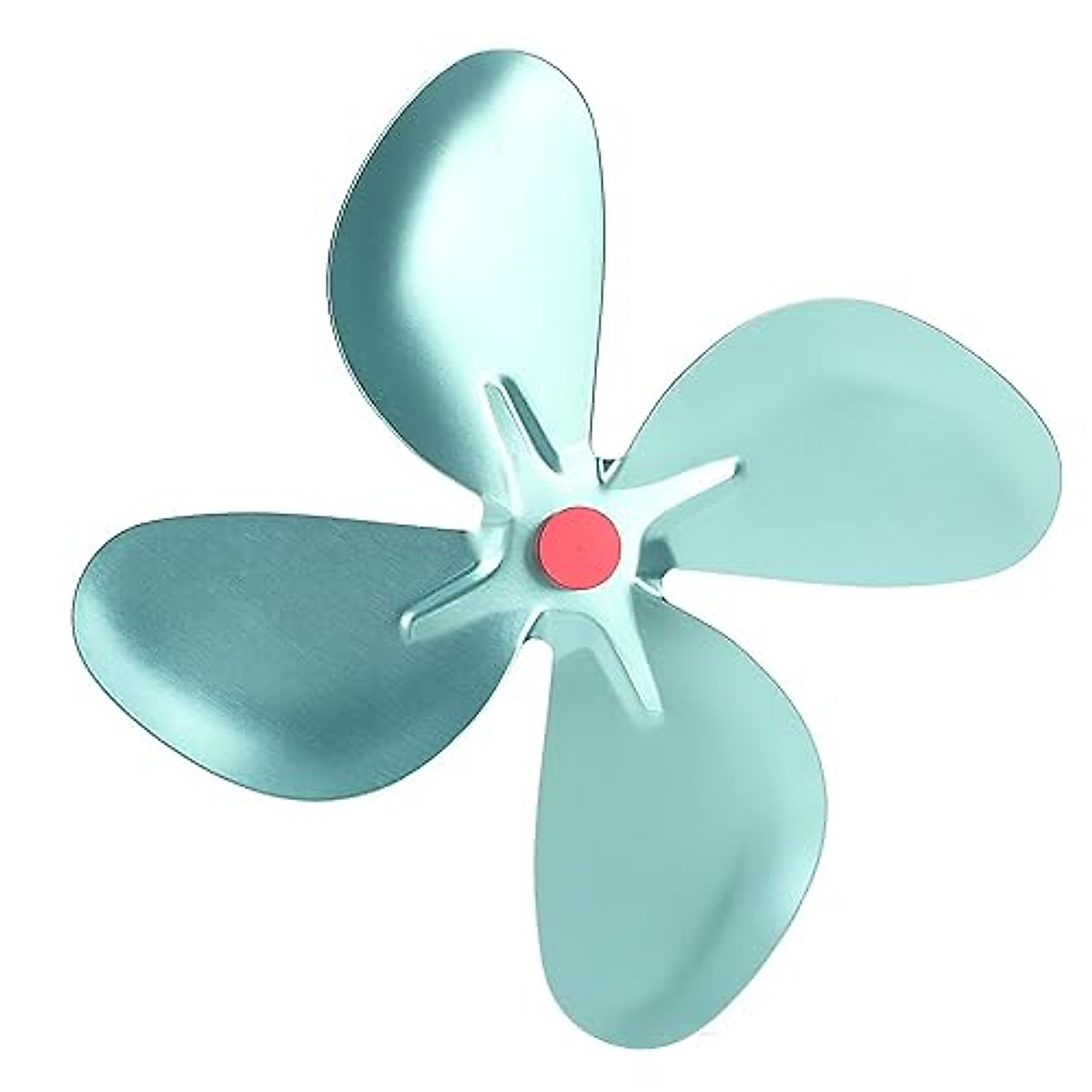 Stove Fan 4 Blades, Lightweight Energy Saving Fast Heat Dissipation Wood Stove Fan Blade Aluminum Alloy for Home Warm Air Circulation