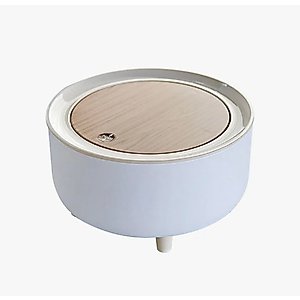-Modern Mini Desktop Trashcan | Bedside Table Round Trashcan | Modern Simple Press Trashcan | Student Dormitory Bucket & Water Resistant | Cute Makeup Bin