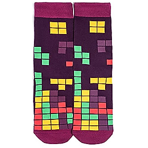 Do Not Disturb I'm Gaming Video Game Socks - Funny Gamer Gifts For Men and Women (Block Party)