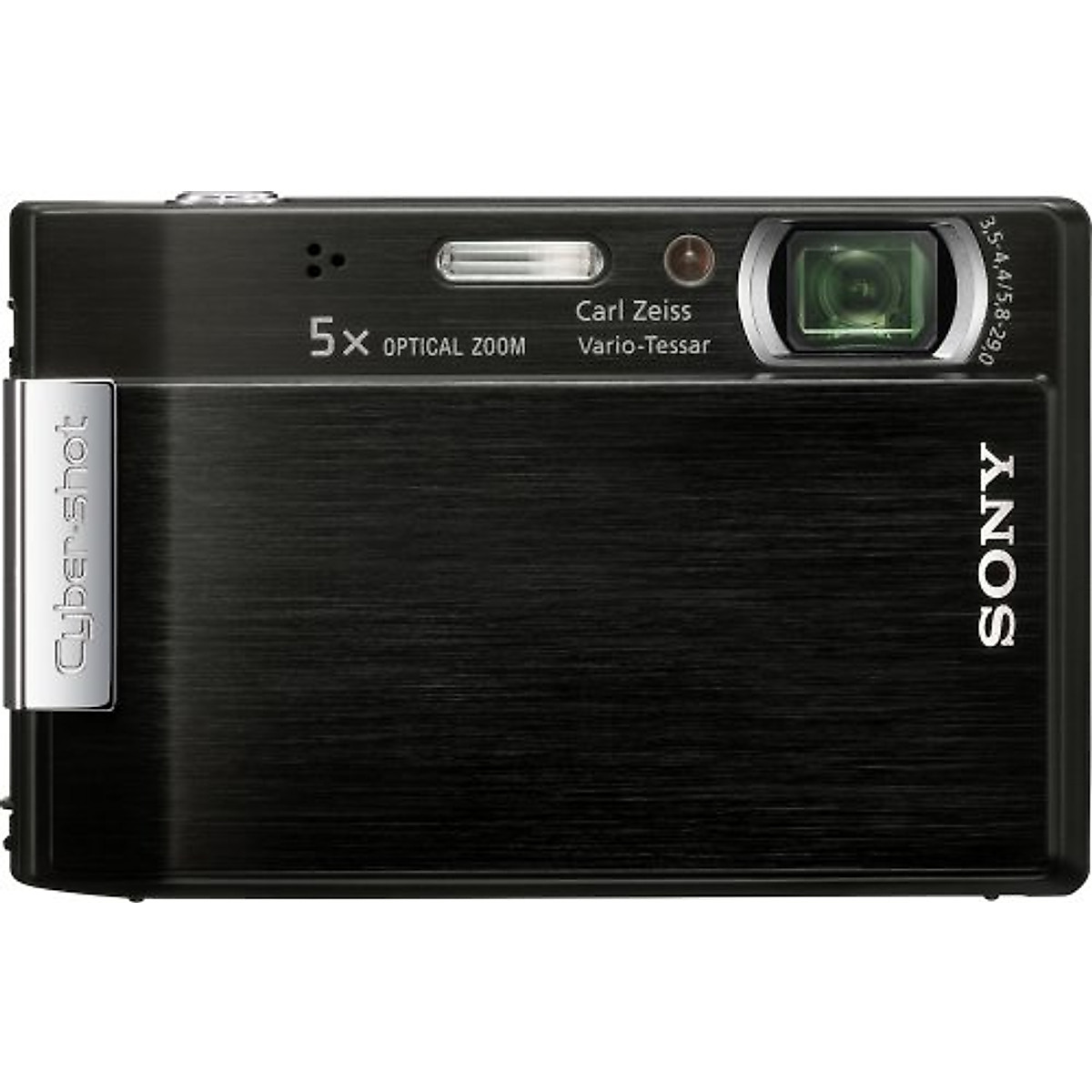 Sony Cybershot DSC-T100 8.1MP Digital Camera with 5x Optical Zoom and Super Steady Shot (Black)