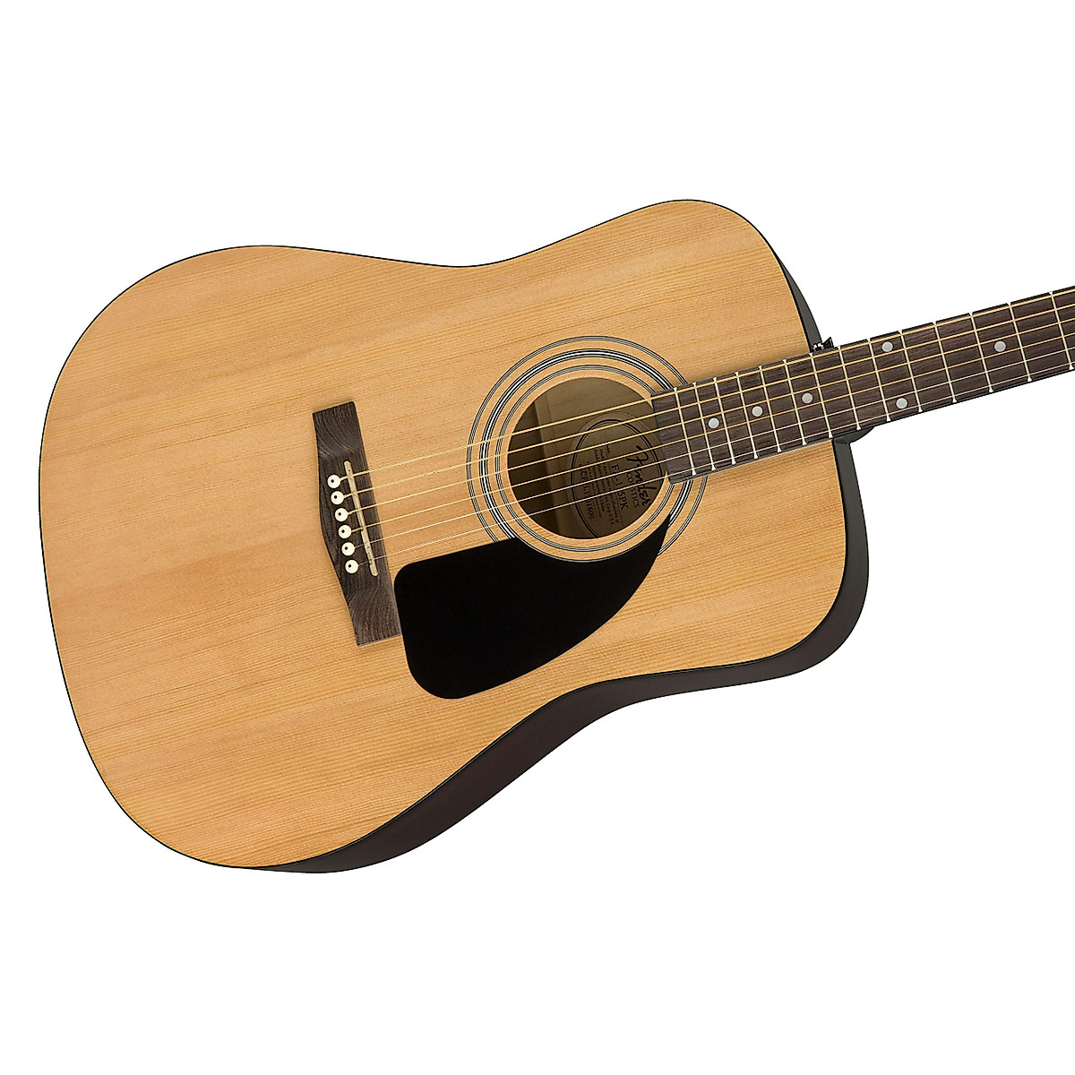 Fender FA-115 Dreadnought Acoustic Guitar Pack, with 2-Year Warranty, Natural, with Gig Bag and Accessories
