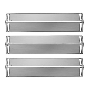 Folocy 16 1/2 Inch Grill Heat Plates Shield Burner Covers BBQ Gas Grill Replacement Parts, Heat Tent for Charbroil 463211513, 463211514, 463211512, BBQ Grillware GGPL-2100, GGPL2100, Smoke Canyon