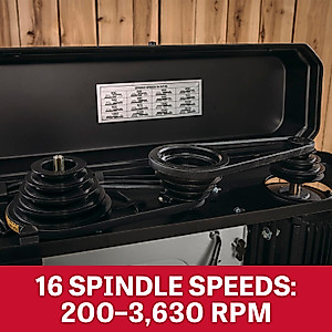 JET 16-1/2" Floor Drill Press, 3/4 HP, 115/230V 1Ph (Model JDP-17MF)