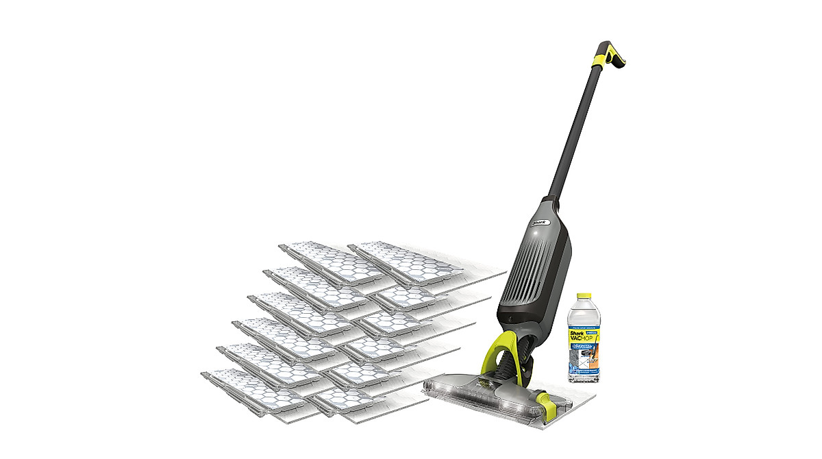 Shark VACMOP Pro Cordless Hard Floor Vacuum & Mop - Renewed Charcoal Grey