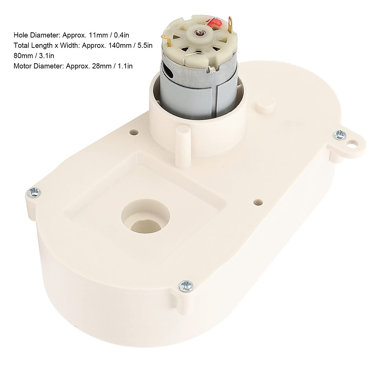 Electric Motor , Stable White ATV Functional for Car Toy Parts