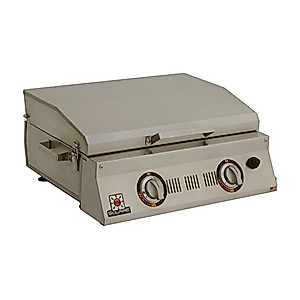 Solaire SOL-AA23A-LP AllAbout Double Burner Infrared Gas Grill, Stainless Steel