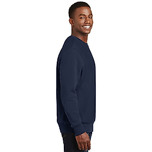 SPORT-TEK Super Heavyweight Crew Neck Sweatshirt F280, True Navy, Medium