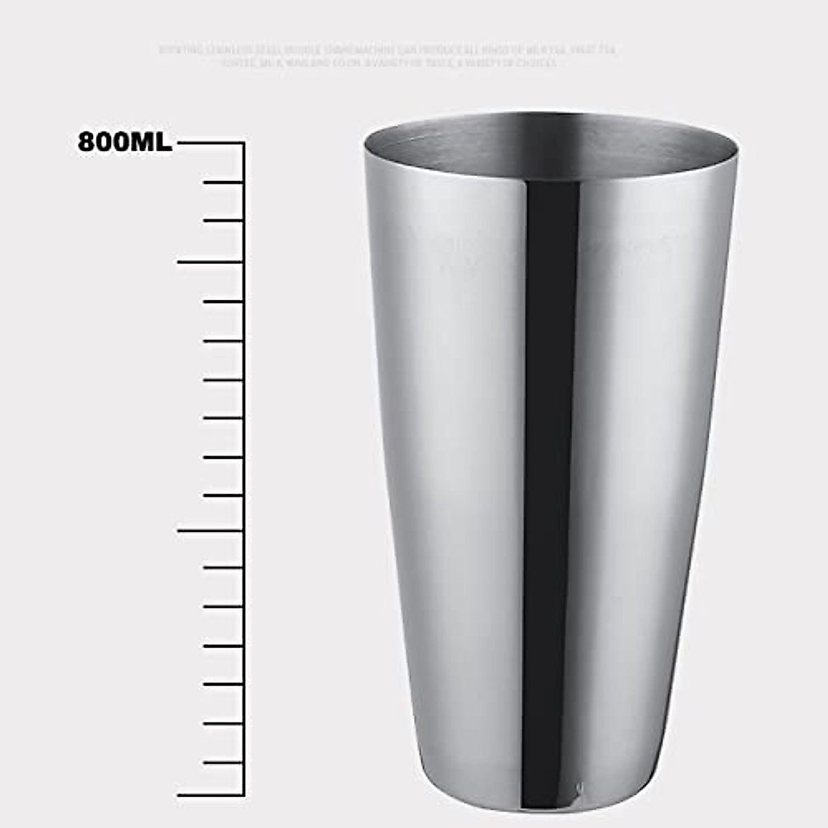 INTBUYING Milkshake Mixer Milk Mixer Commercial Double Heads Mixer Drink Milk Shaker 180W+180W with 2 Stainless Steel Cups 800ML/Cups , 2 Speed Adjustable