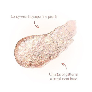 dasique Starlit Jewel Liquid Glitter (04 Rose Quartz) | Twinkle Glitter Shadow | Long-lasting | Multi-dimensional sparkle finish | Quick drying | Multipurpose