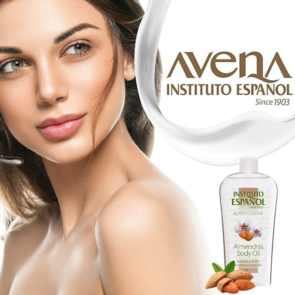 Instituto Español Almond Body Oil, Smoothness for your Skin, 2-Pack Of 8.5 FL Oz each, 2 Bottles