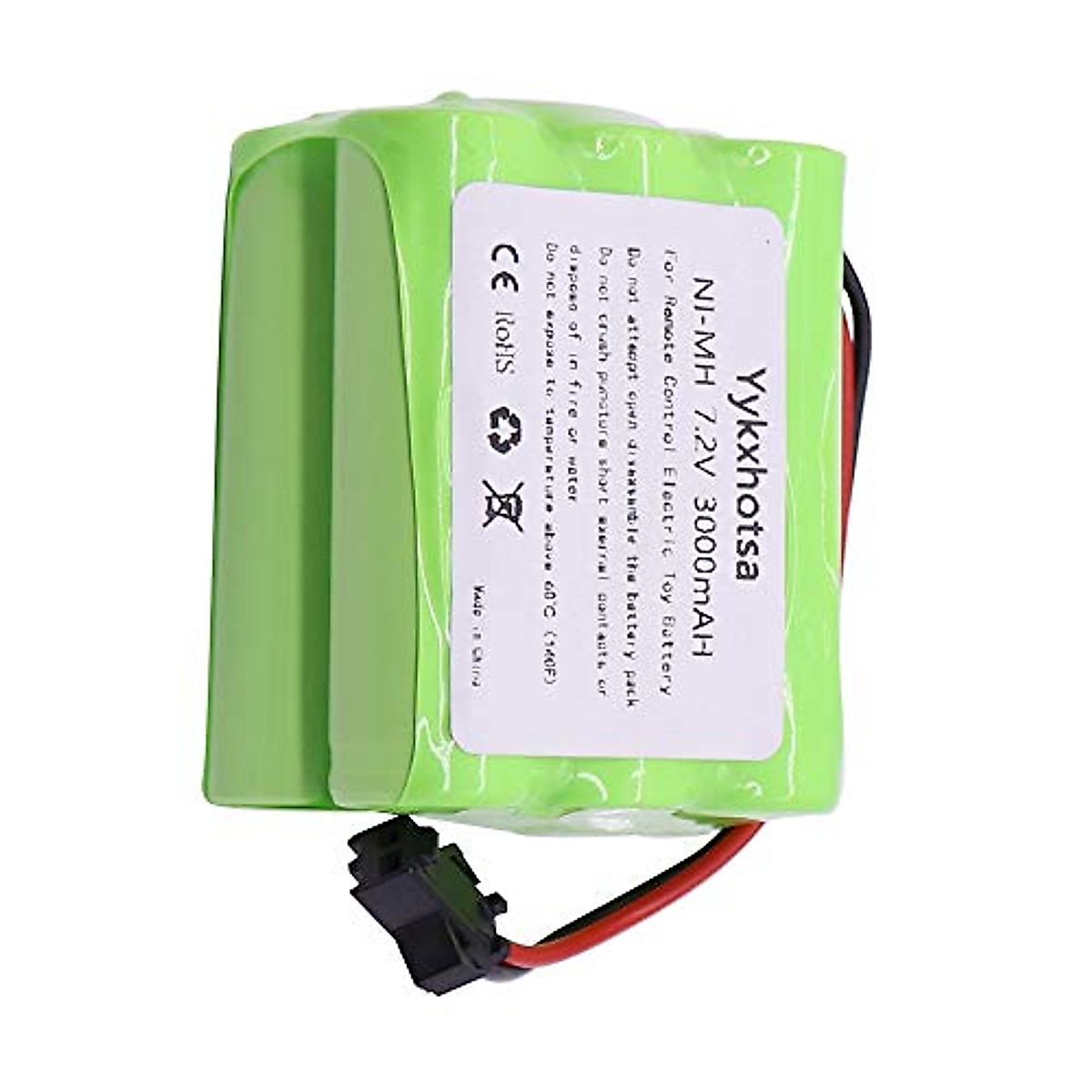 Parts & Accessories 7.2V 3000mah NI-MH Battery Pack X Model with Charger Set for Remote Control Electric Toy Tool Boat Toy Accessories 7.2V Battery - (Color: 1B EU)
