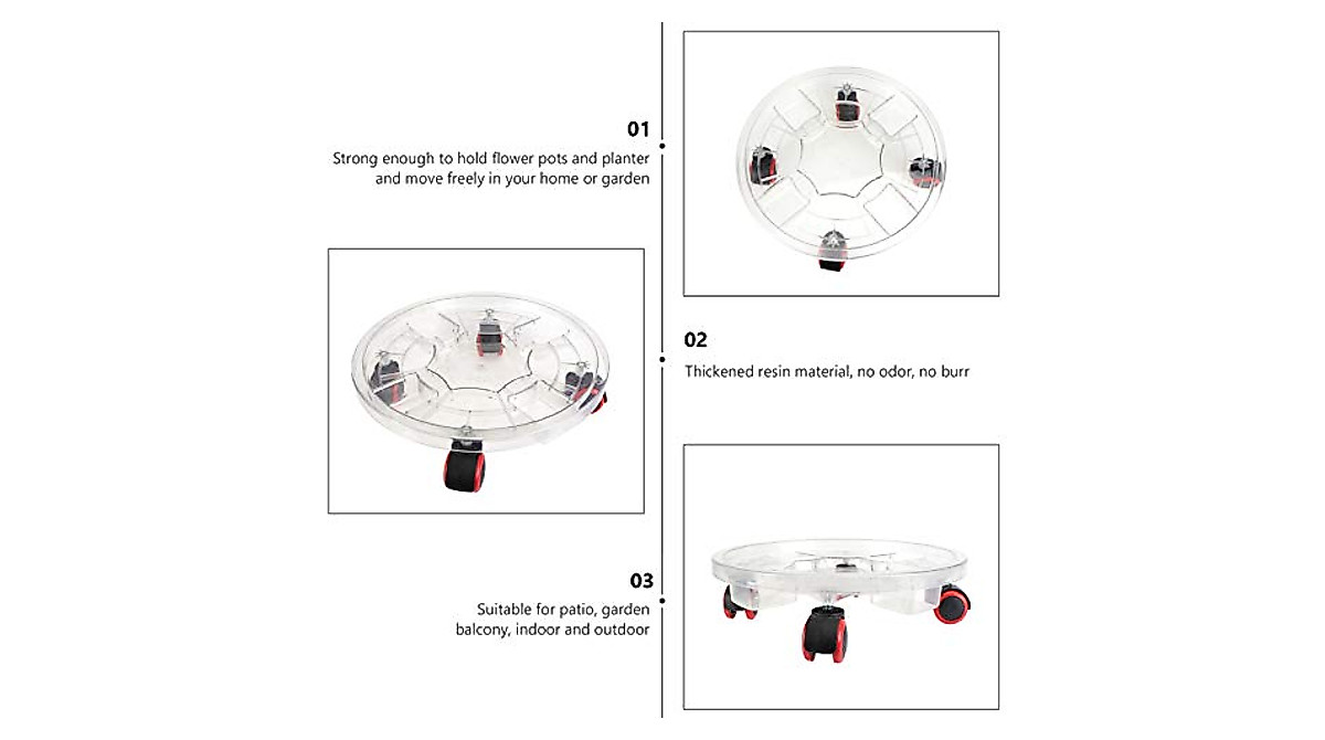 Cabilock Plant Stand on Wheels - Move Your Plants Easily