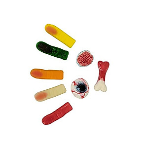 Gummy Missing Body Parts - Perfect For Halloween Parties, Trick or Treat Night, Pinatas, Office Candy Bowls, Wedding Favors, Easter Baskets (2 Pound)