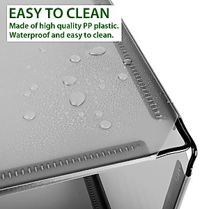 Gold Armour Cube Storage 9-Cube Bookshelf Closet Organizer Storage Shelves Shelf Cubes Organizer Plastic Square Book Shelf Bookcase DIY Closet Cabinet Organizer Shelving for Home Office Bedroom (Pink)